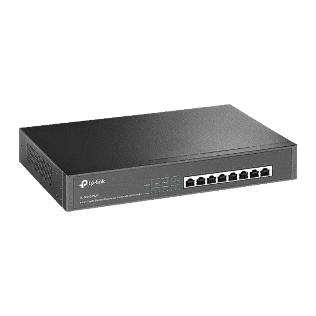 TP-Link 8-Port Gigabit Switch with 8-Port PoE+ | TL-SG1008MP | Connect It
